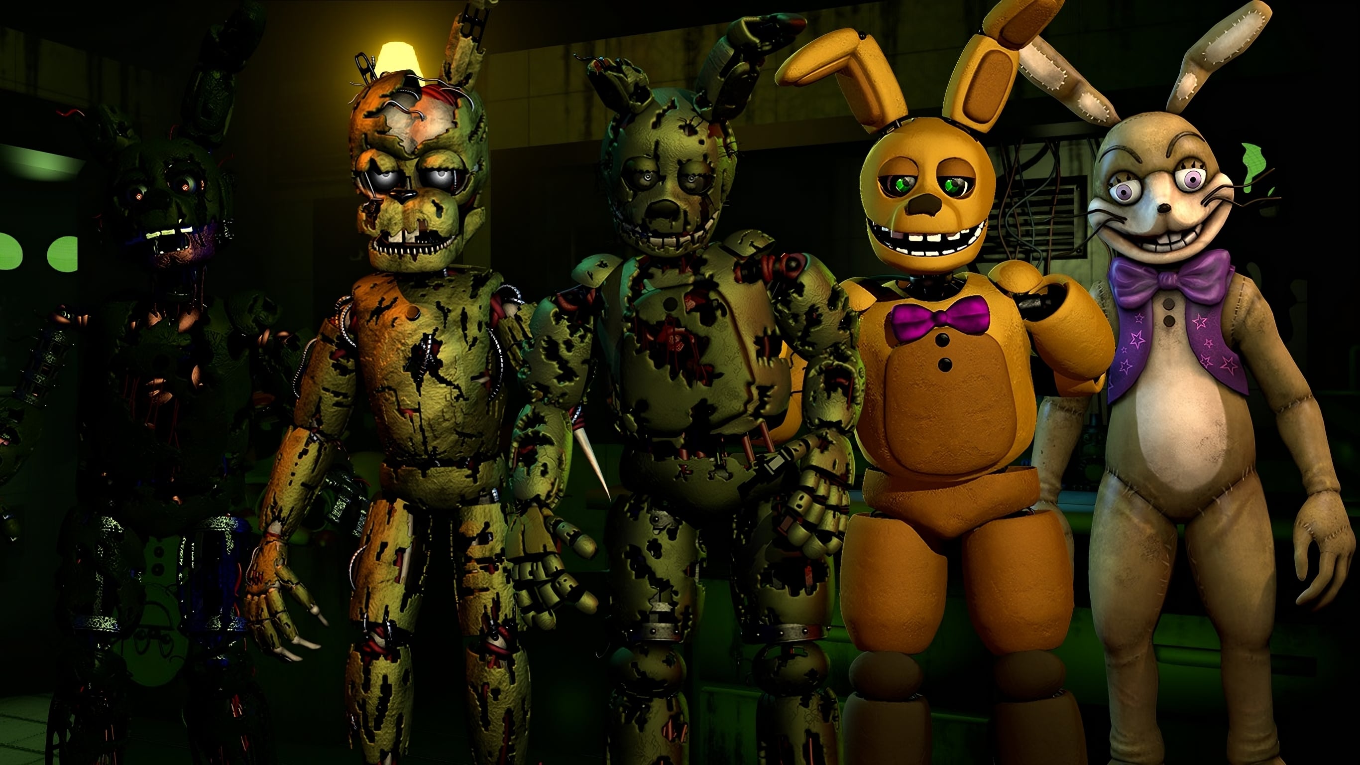 FNAF Springtrap Computer 4k Wallpapers - Wallpaper Cave