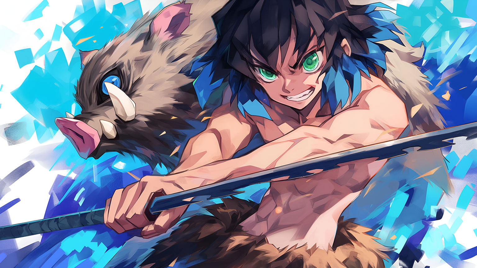 Demon Slayer Fighting Wallpapers - Wallpaper Cave