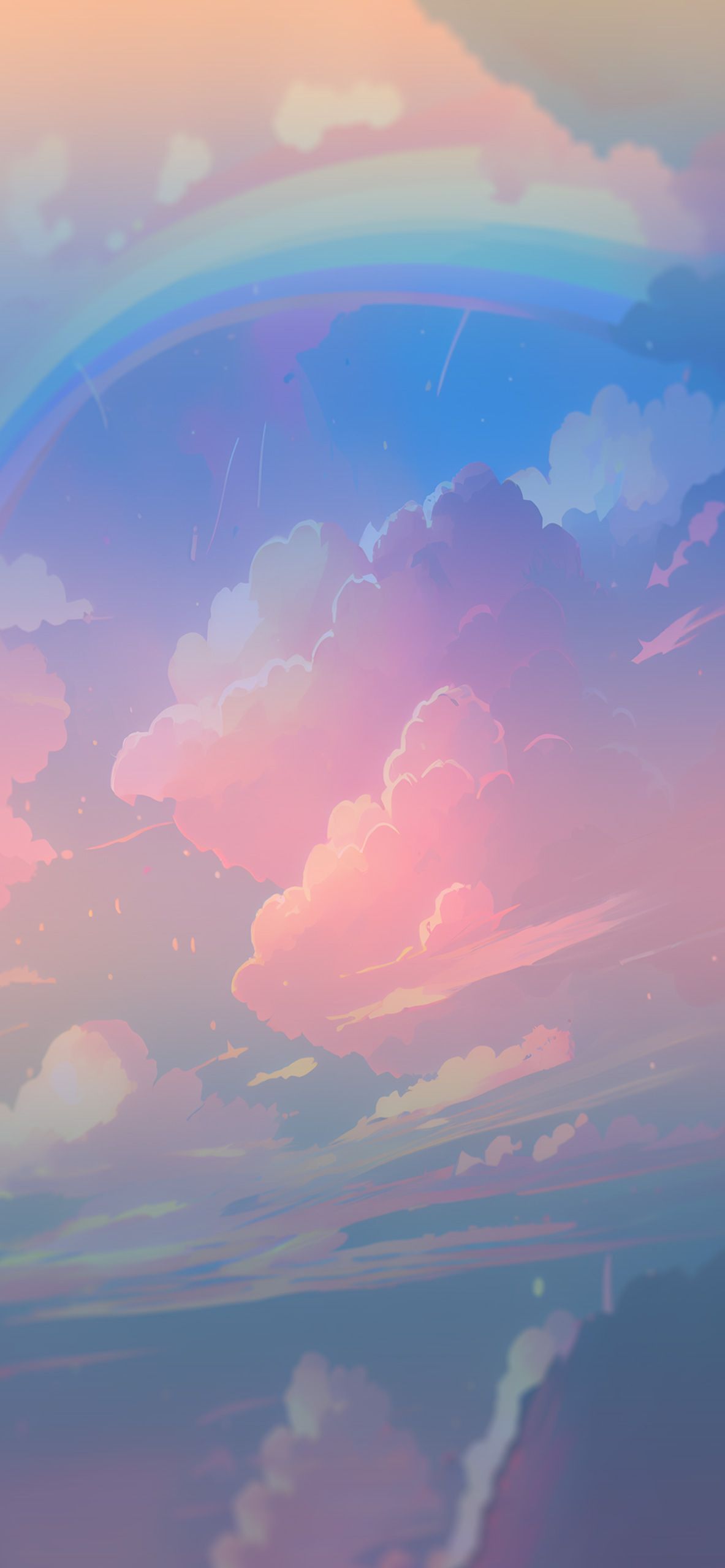 Pink Cloud Rainbow Wallpapers - Wallpaper Cave