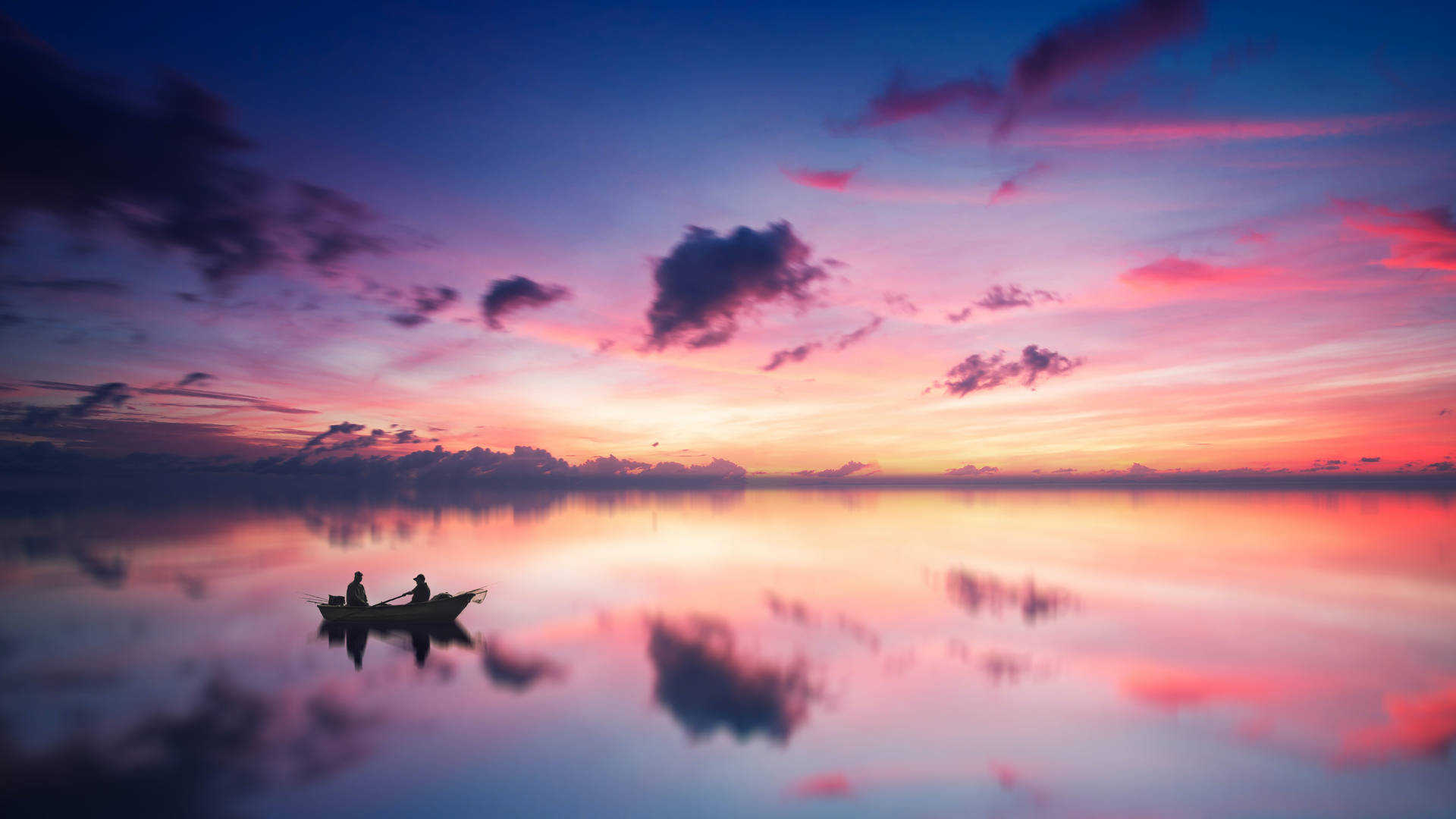 Reflecting Sky And Sunset Wallpapers - Wallpaper Cave