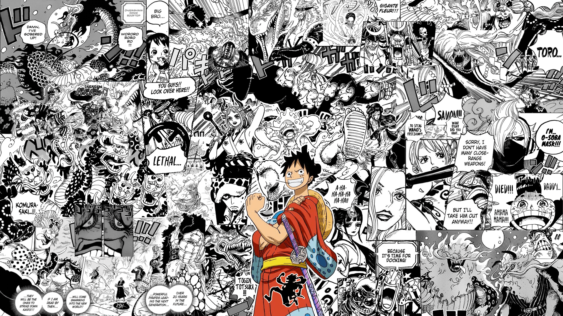 One Piece PC Dark Wallpapers - Wallpaper Cave
