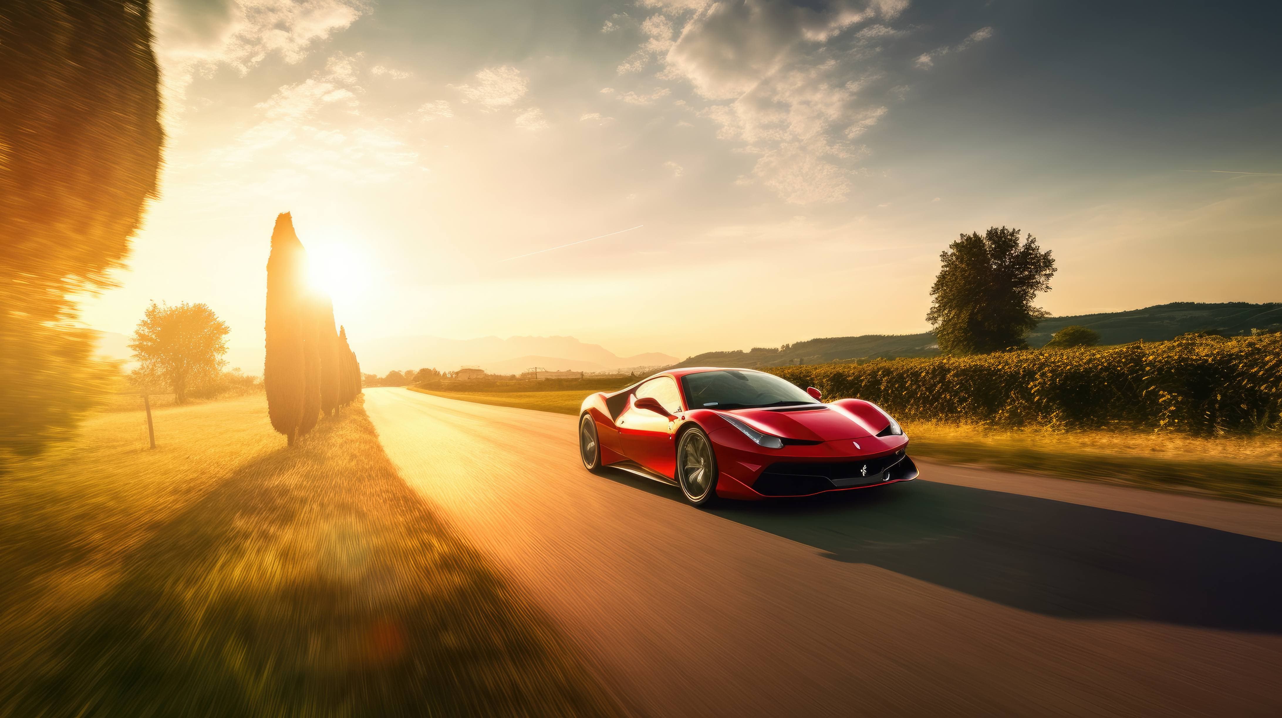 Ferrari In Sunlight Wallpapers - Wallpaper Cave