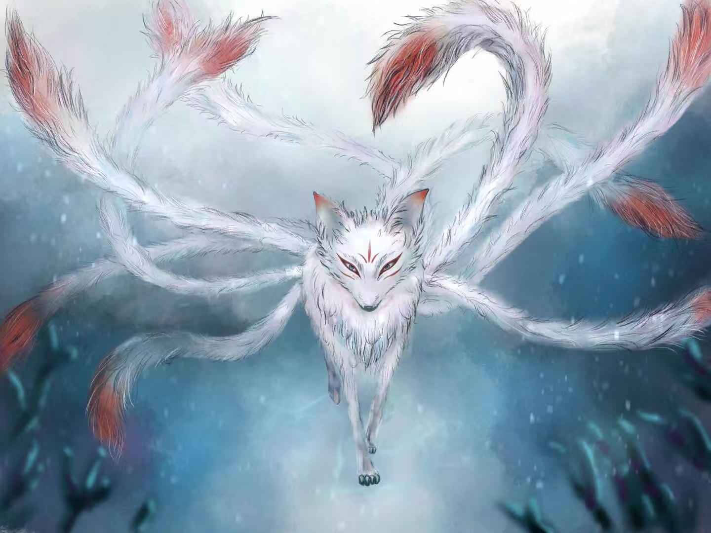 Kitsune Fox Tapet