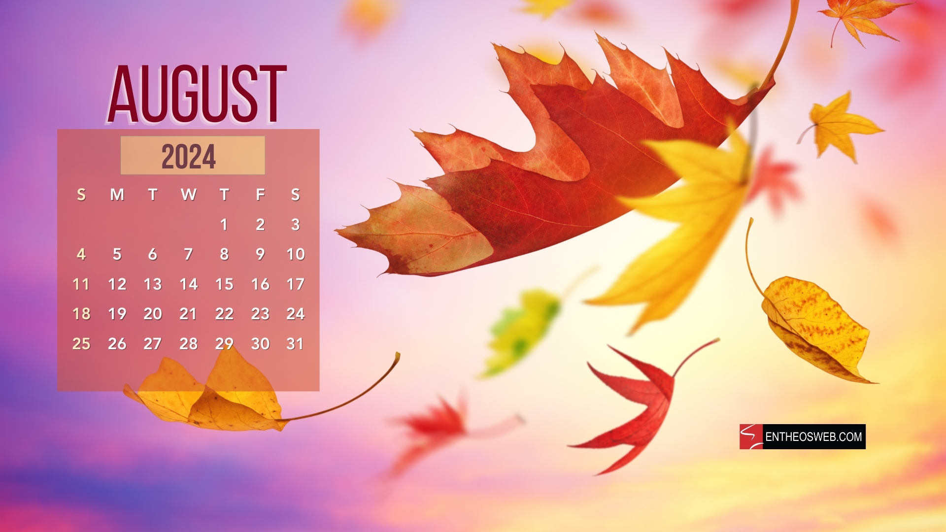 August 2024 Calendar Wallpapers - Wallpaper Cave