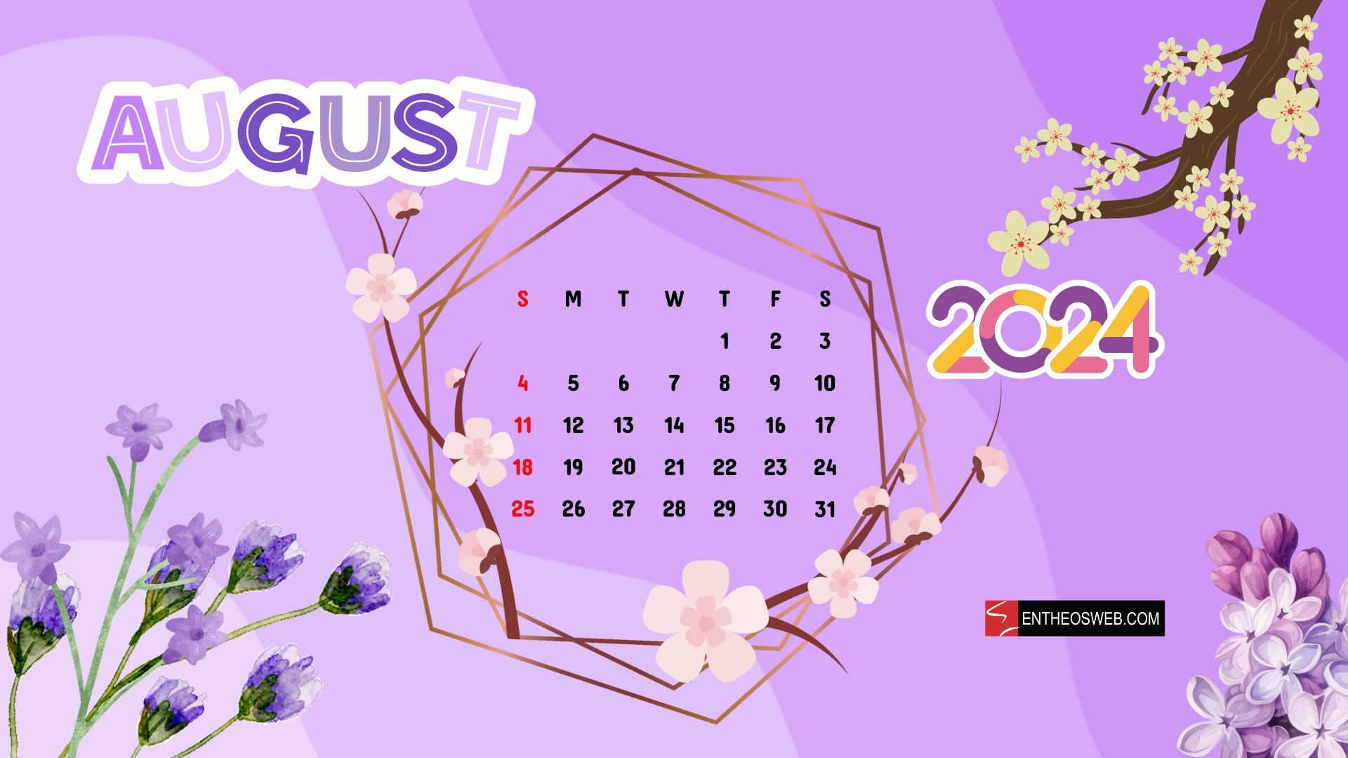 August 2024 Calendar Wallpapers - Wallpaper Cave