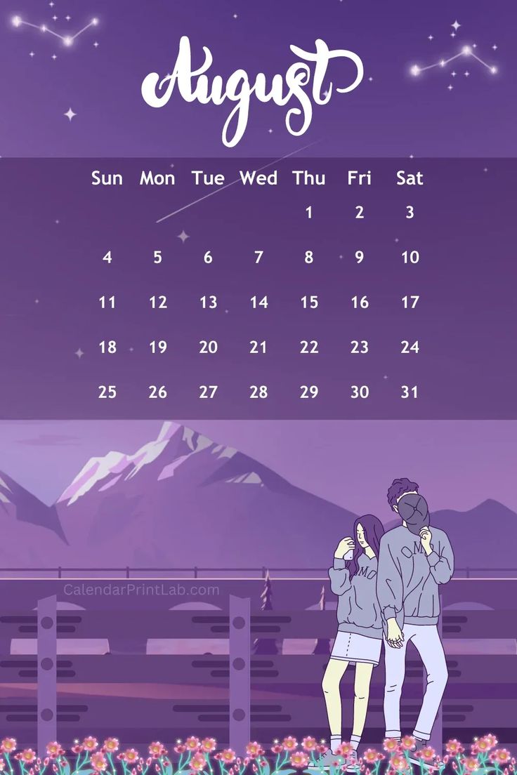 August 2024 Calendar Wallpapers - Wallpaper Cave
