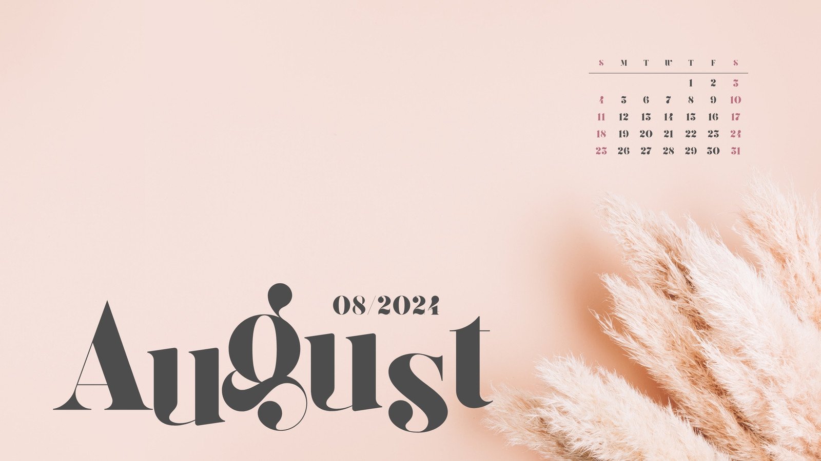 August 2024 Calendar Wallpapers - Wallpaper Cave