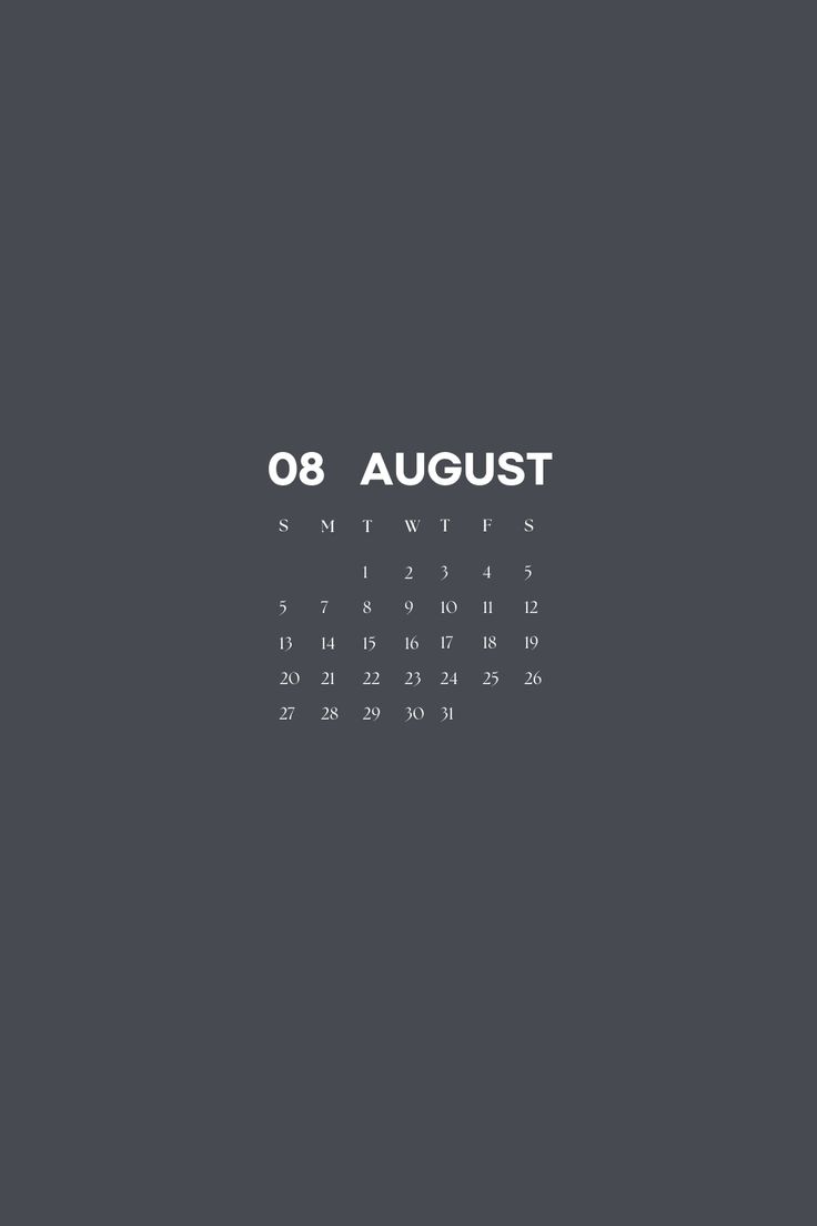 August 2024 Calendar Wallpapers - Wallpaper Cave
