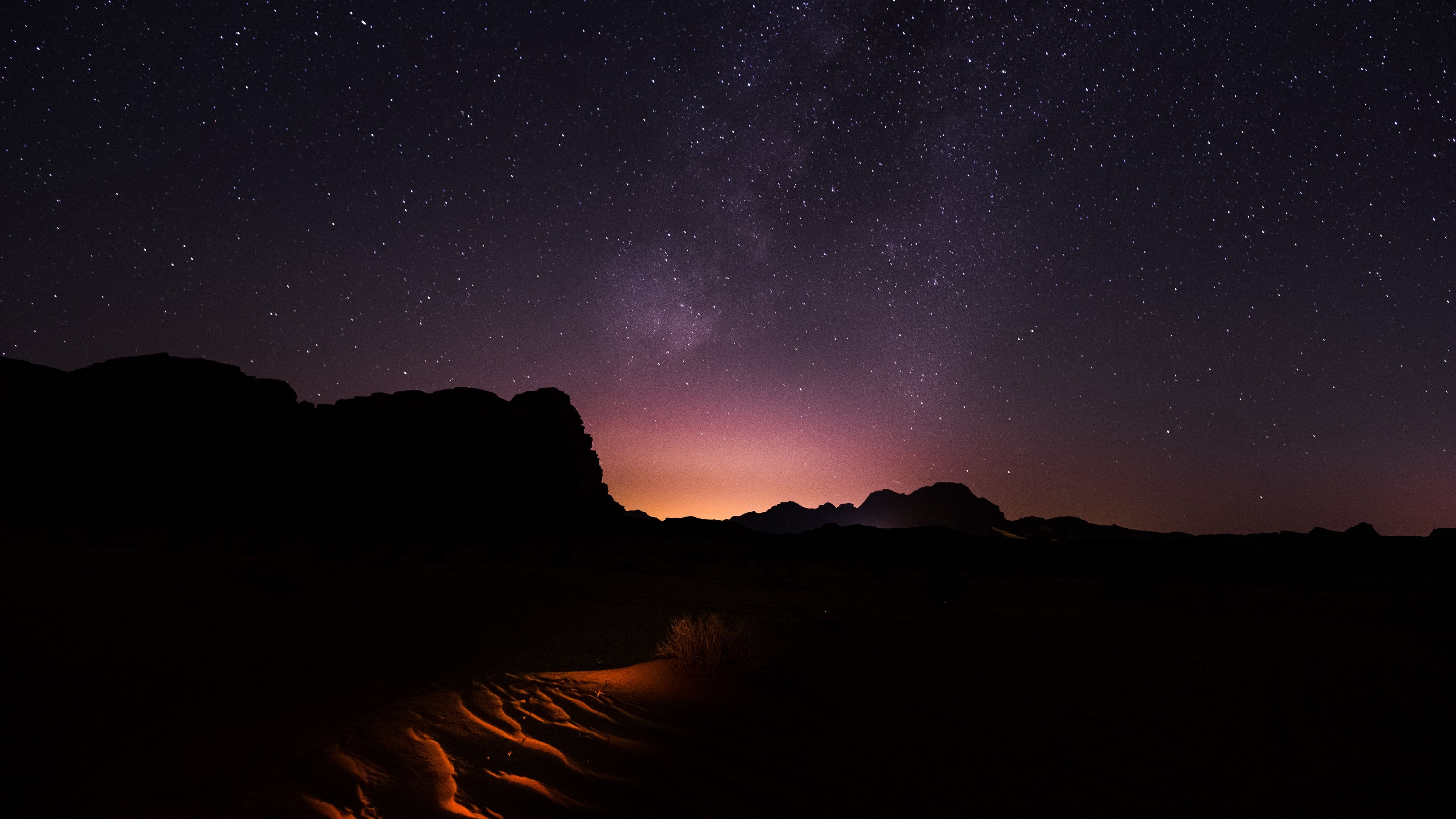 Desert At Night 4k Wallpapers - Wallpaper Cave