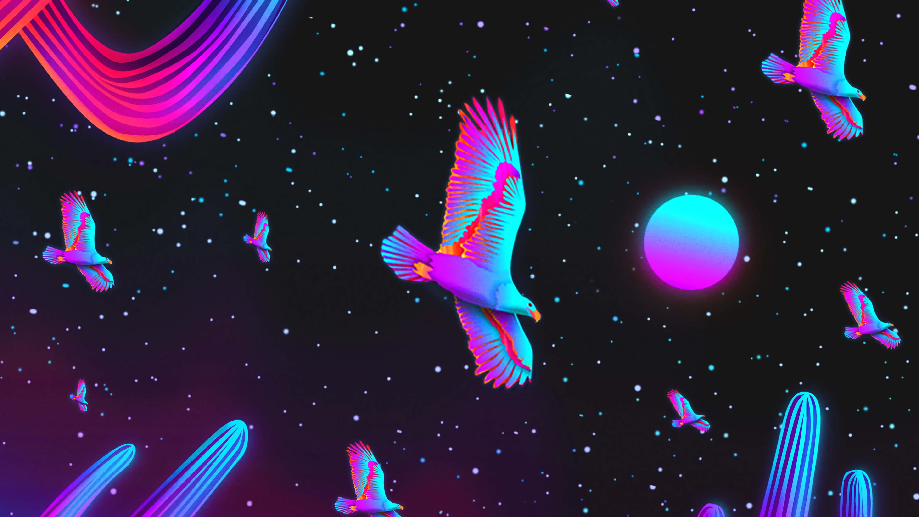 Neon Animal 4k Wallpapers - Wallpaper Cave