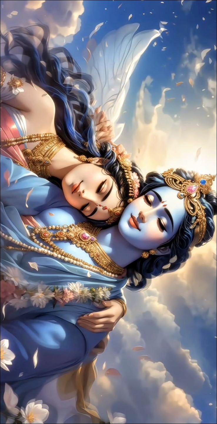Radha Krishna Aesthetic Wallpapers - Wallpaper Cave