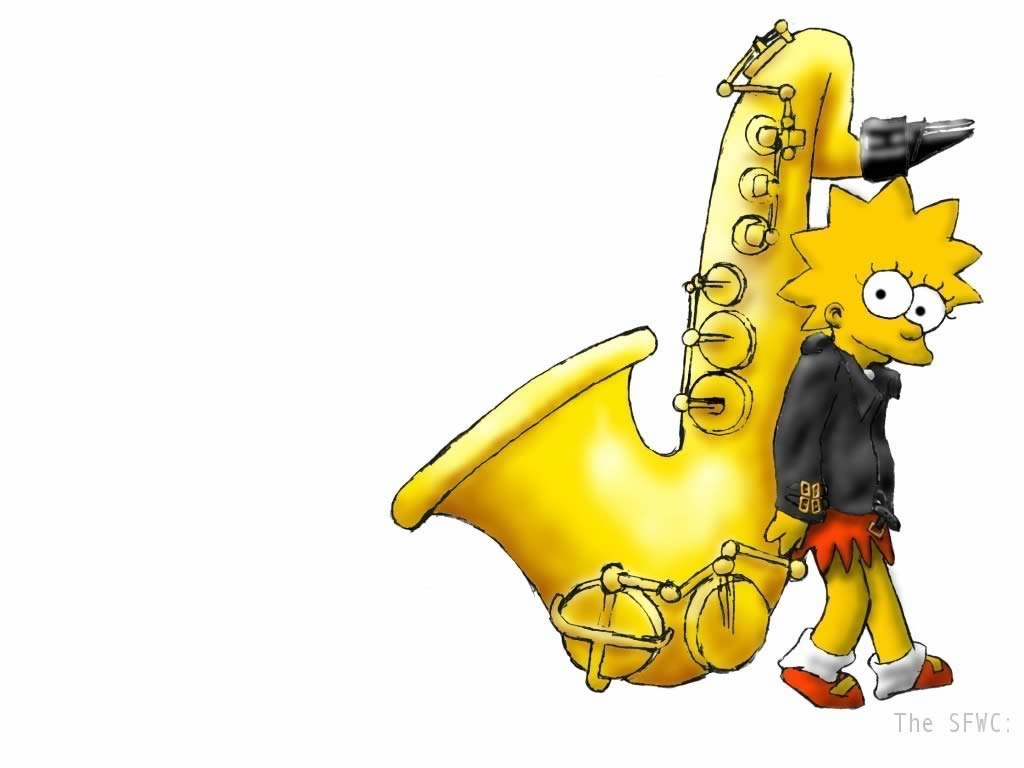 Lisa Simpson Saxophone Wallpapers - Wallpaper Cave