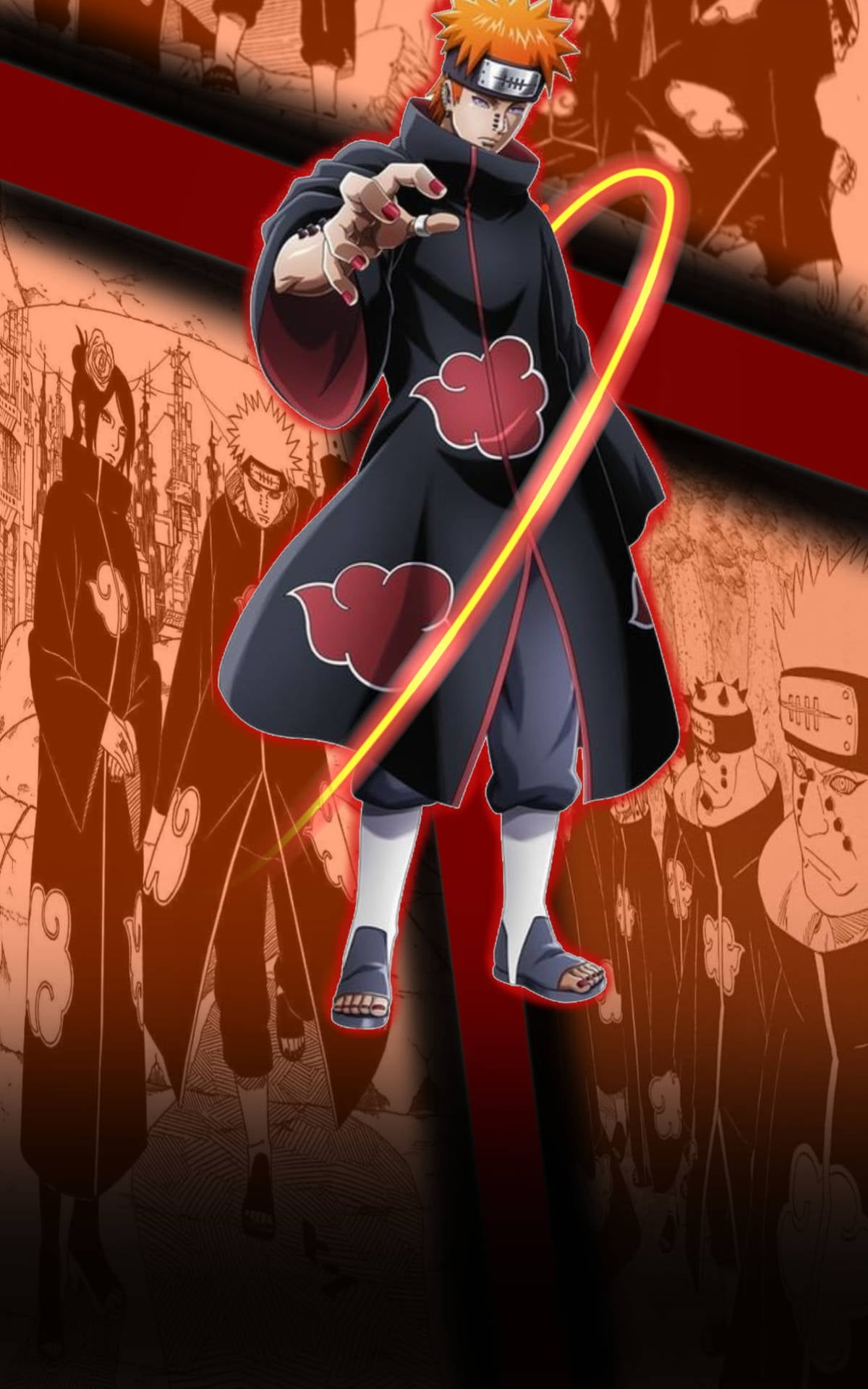 Akatsuki Pain Phone Wallpapers - Wallpaper Cave