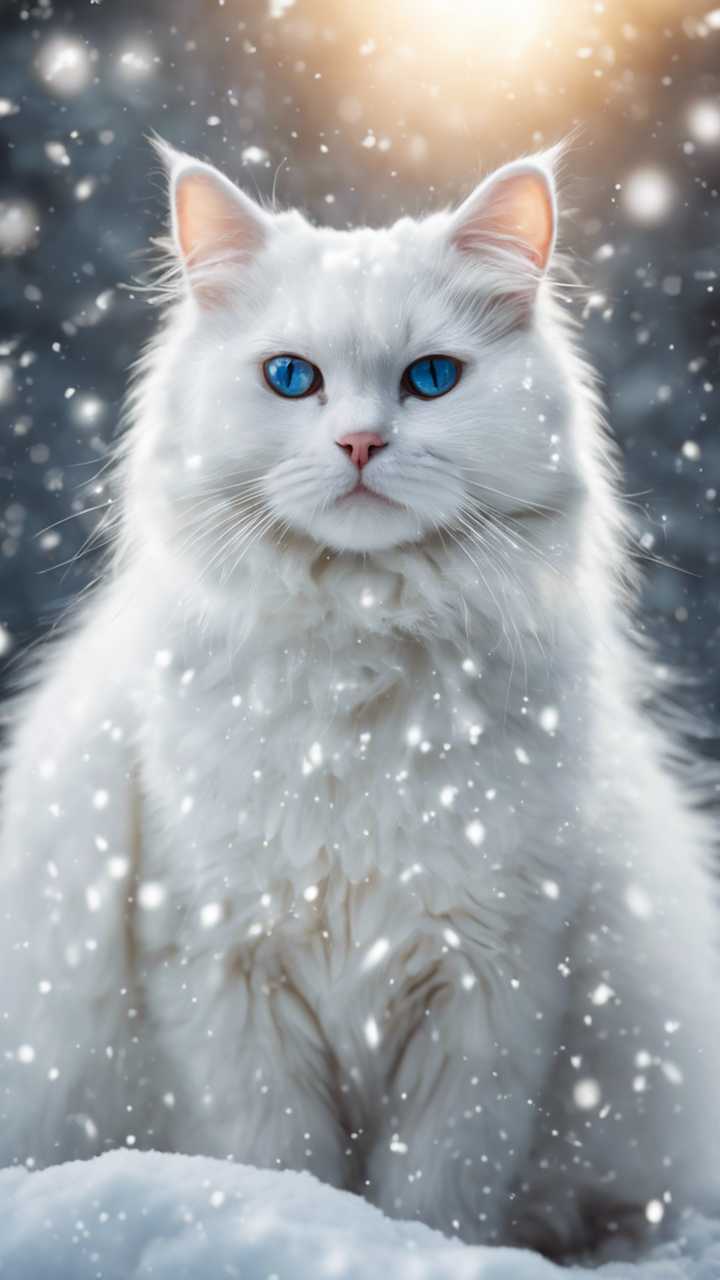 Cats In The Snow Wallpapers - Wallpaper Cave