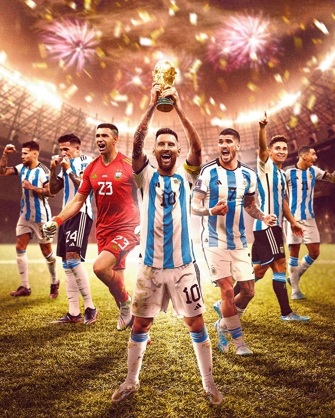 Messi Iconic Celebration Wallpapers - Wallpaper Cave