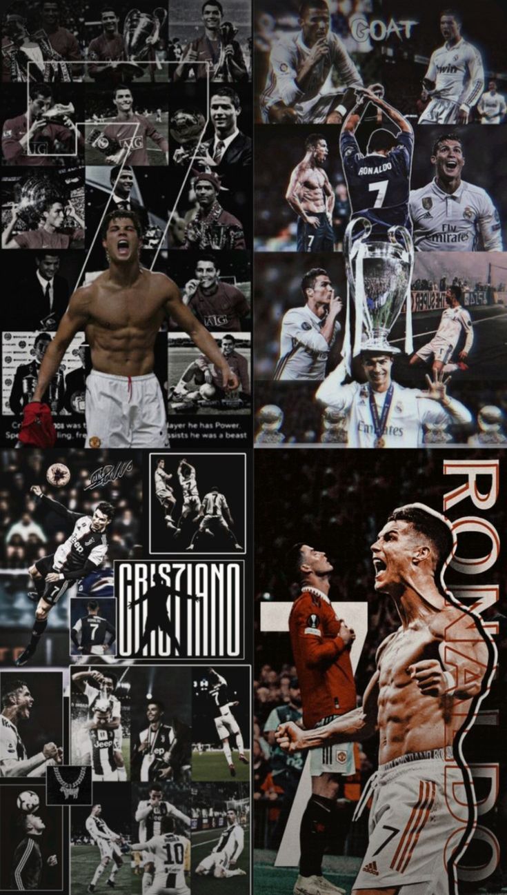 Ronaldo Collage Wallpapers - Wallpaper Cave
