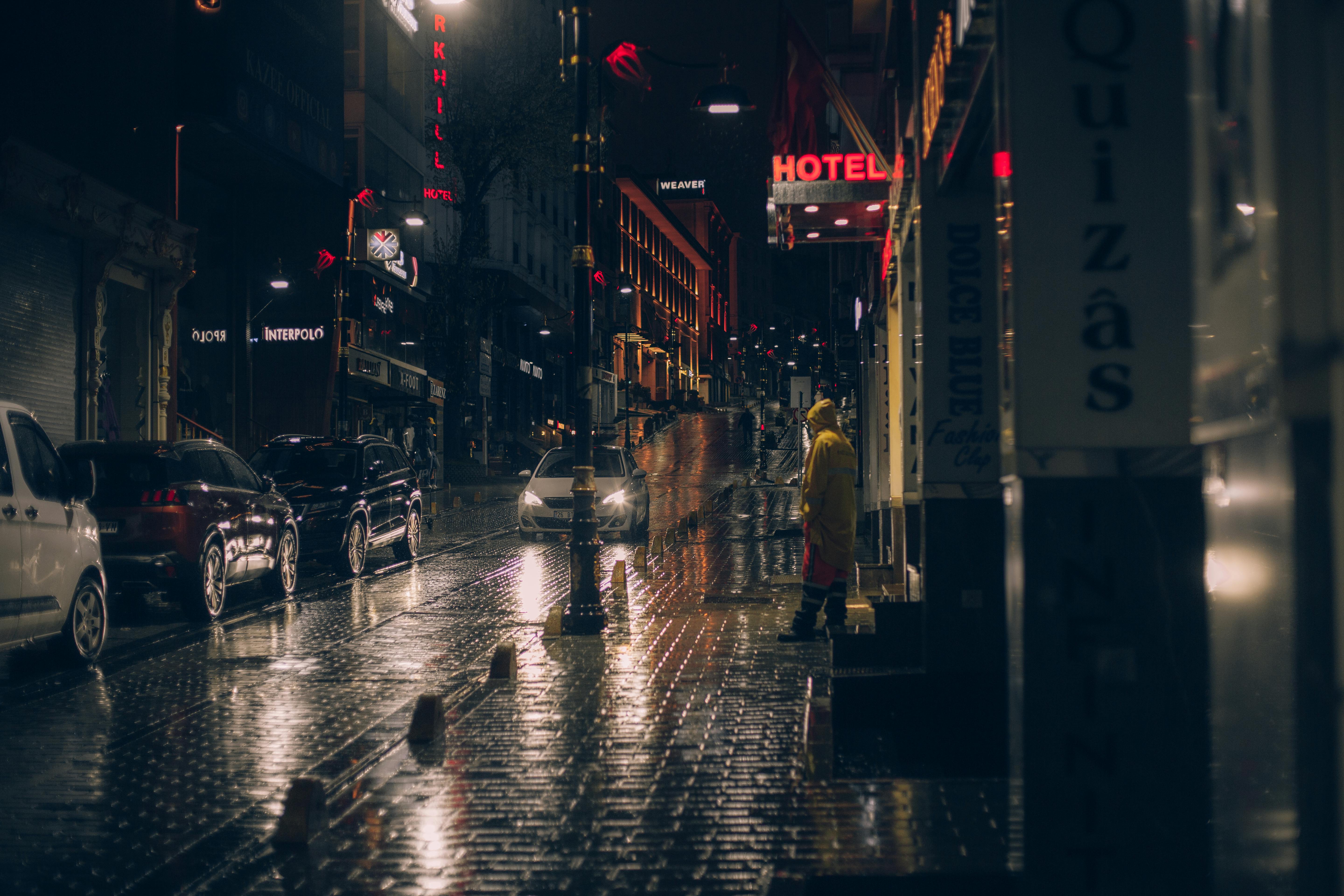 Street On A Rainy Night Wallpapers - Wallpaper Cave