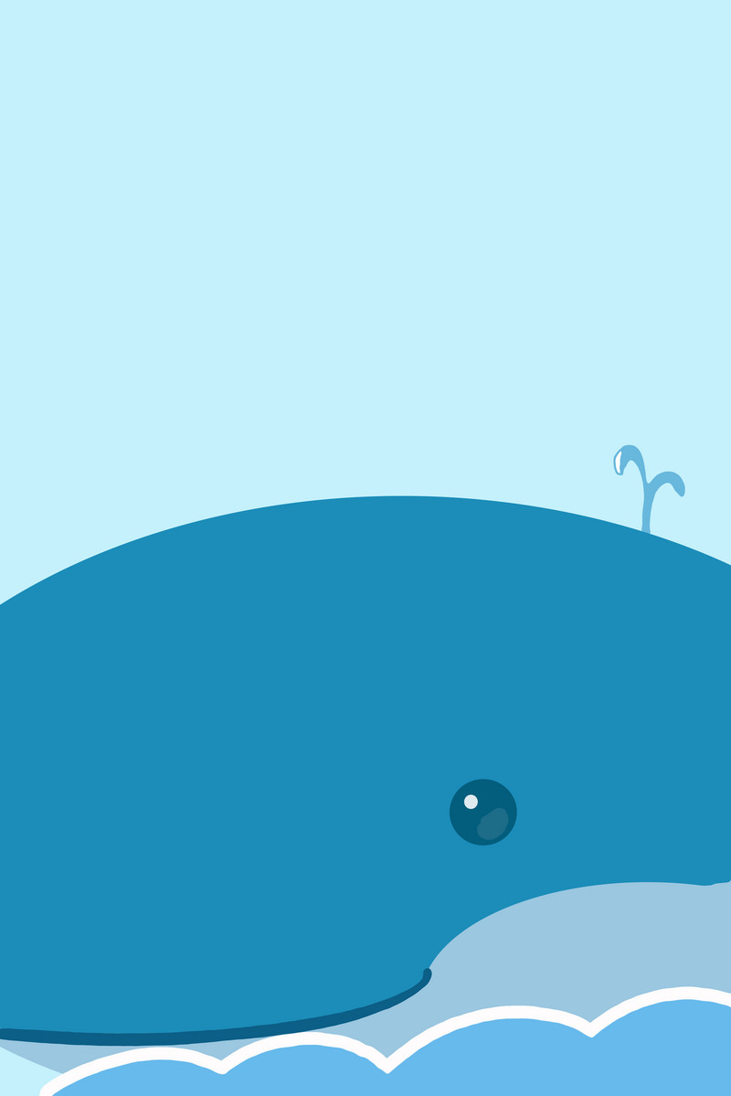 Whale Cartoon Wallpapers - Wallpaper Cave