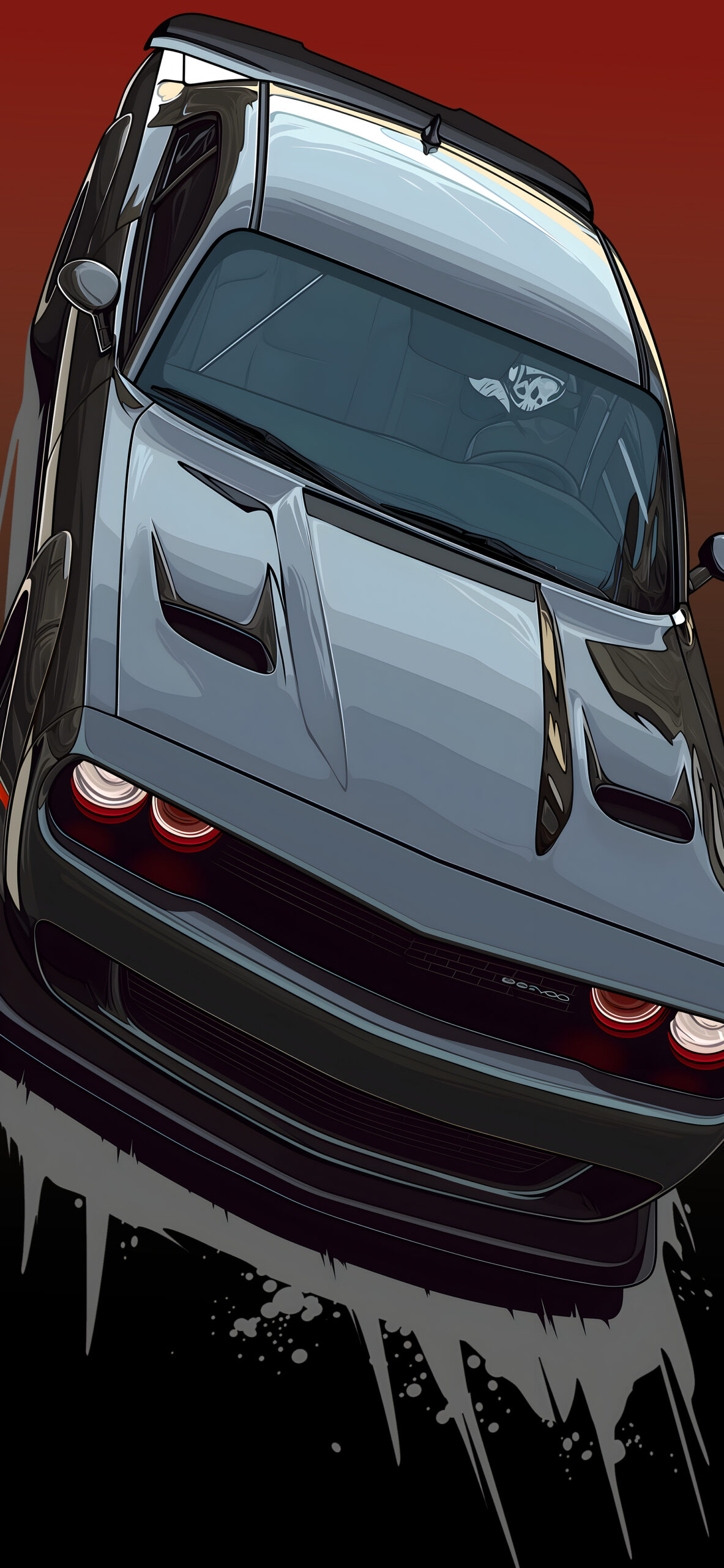 Black Hellcat iPhone Wallpapers - Wallpaper Cave