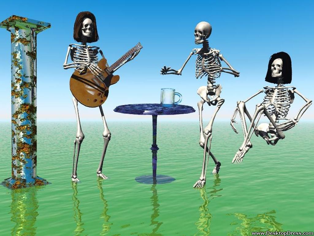 Skeleton Music Wallpapers - Wallpaper Cave