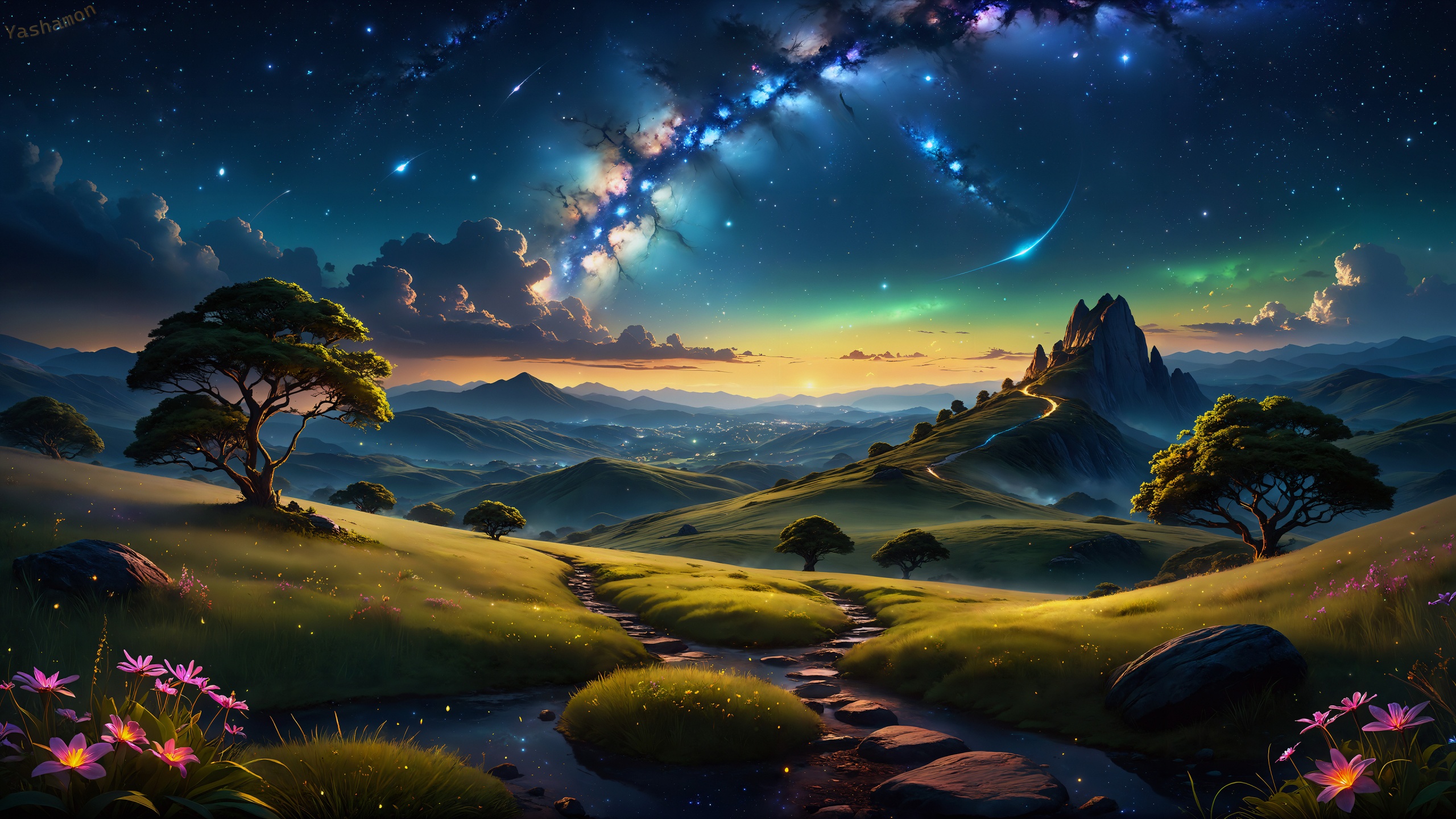 Night Sky Art Wallpapers - Wallpaper Cave