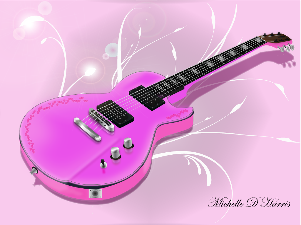 Pink Guitar Wallpapers - Wallpaper Cave