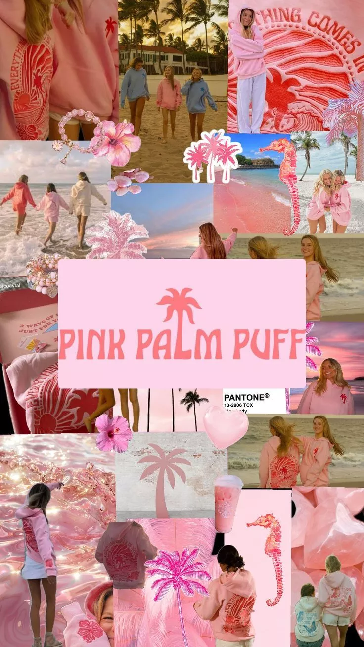 Pink Palm Puff Wallpapers - Wallpaper Cave