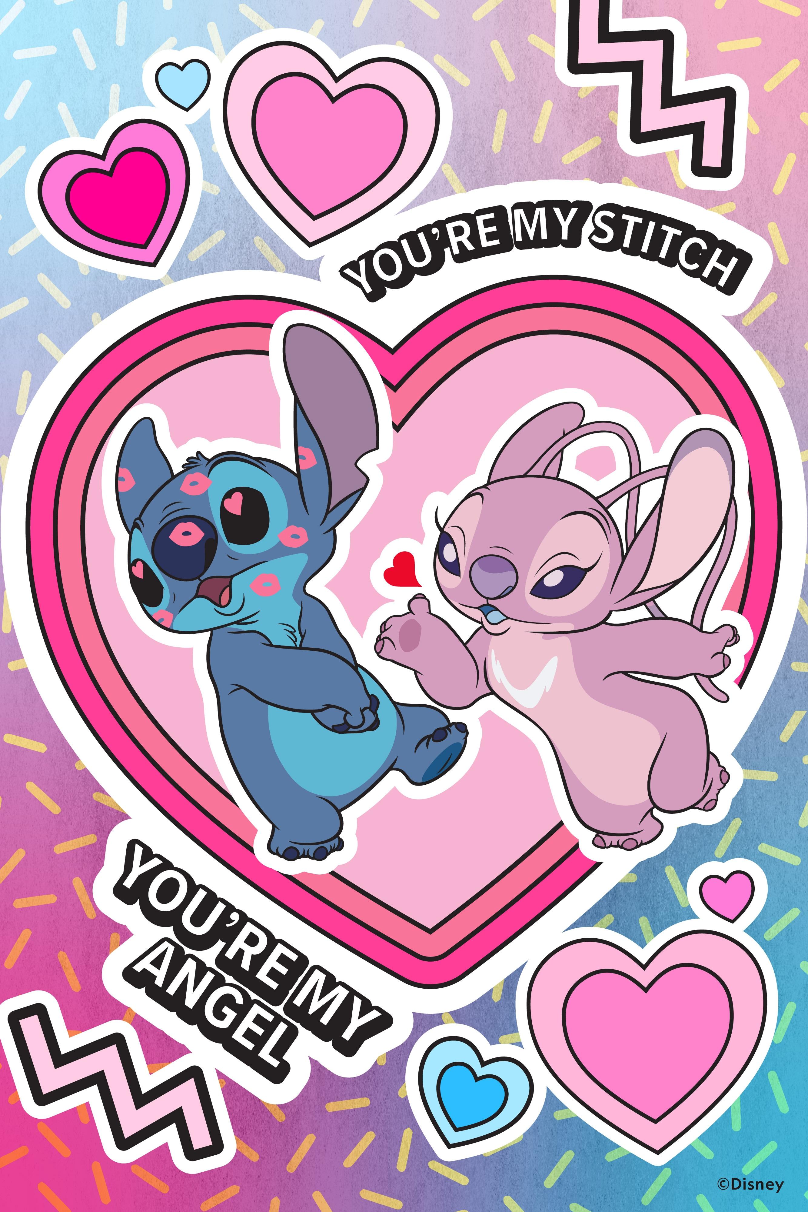 Stitch And Angel iPhone Wallpapers - Wallpaper Cave