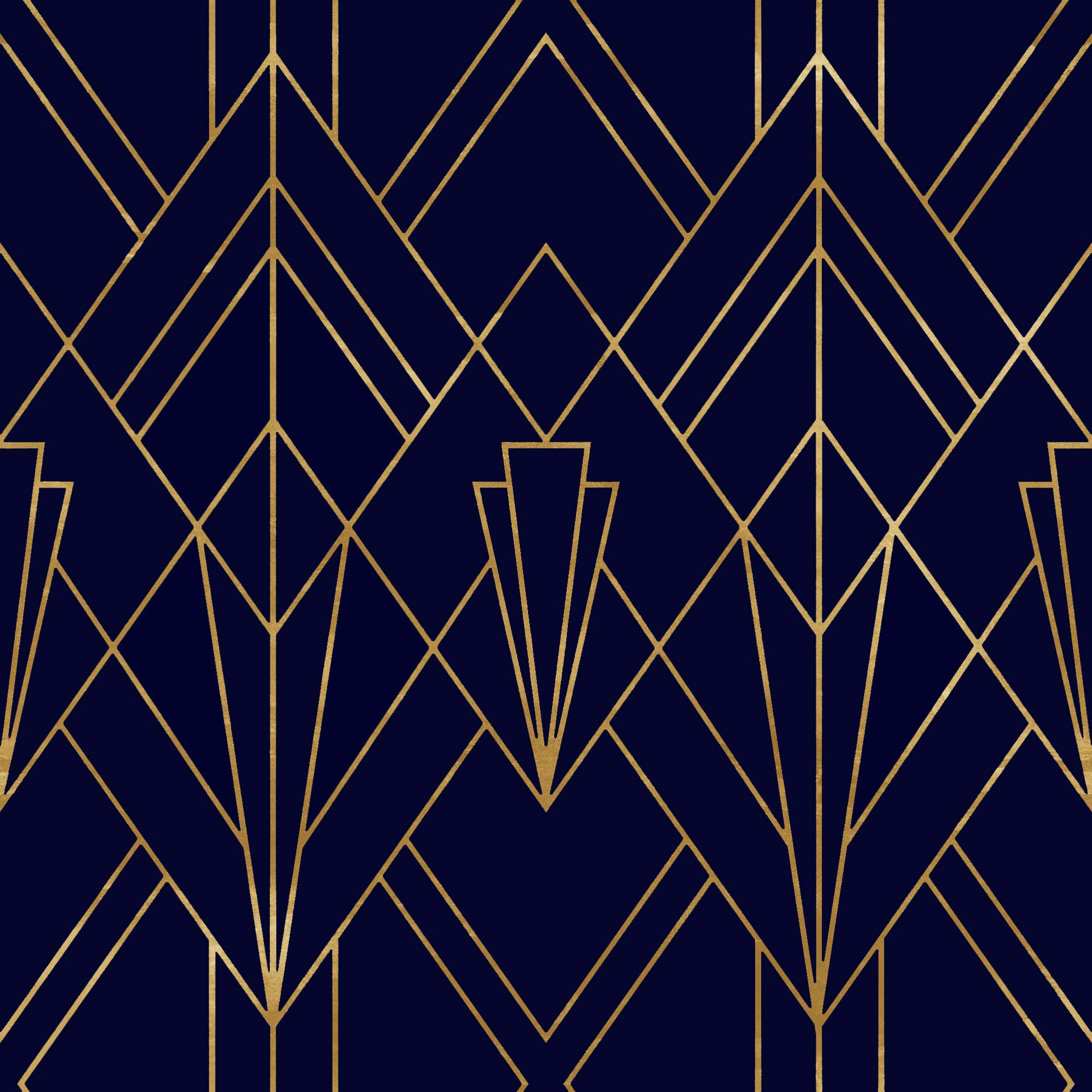 Dark Blue Geometric Gold Wallpapers - Wallpaper Cave