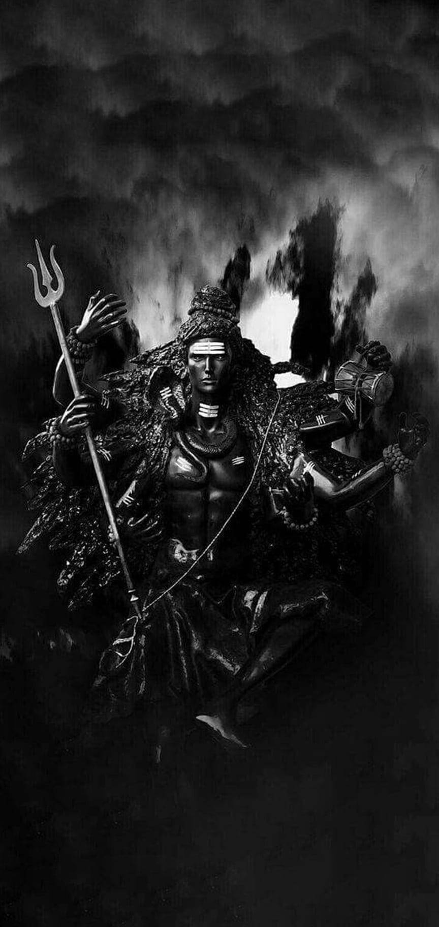 Mahadev Black And White Wallpapers - Wallpaper Cave