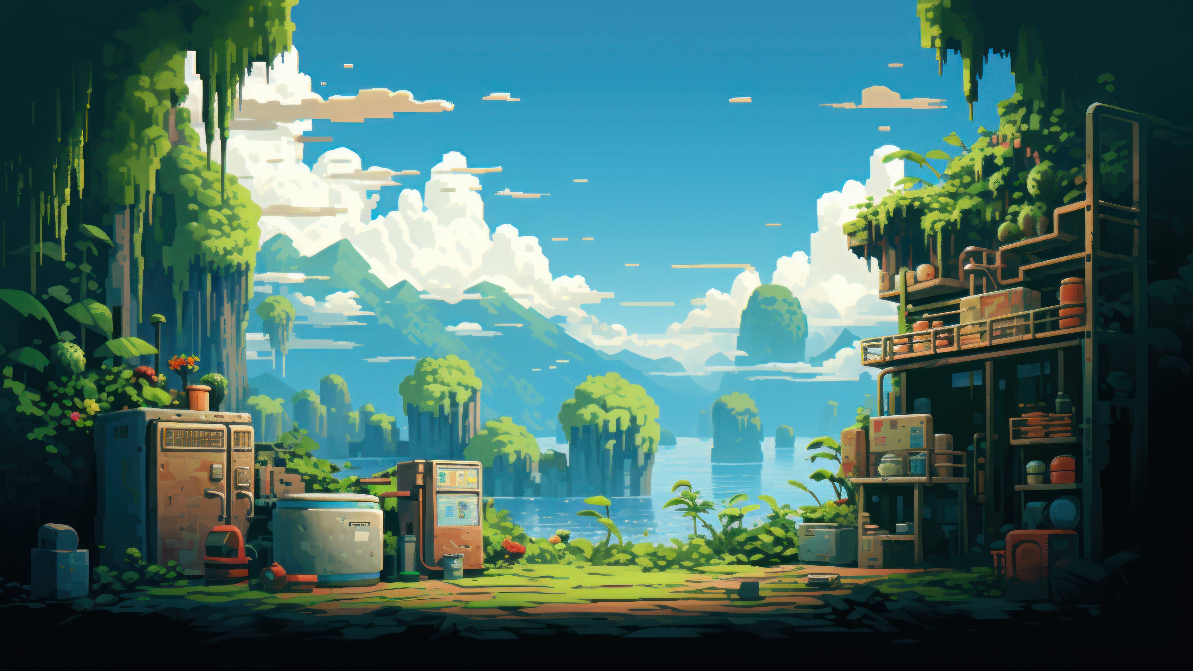 Pixel Art Nature Wallpapers Wallpaper Cave Pixel Art Nature Wallpapers Wallpaper Cave