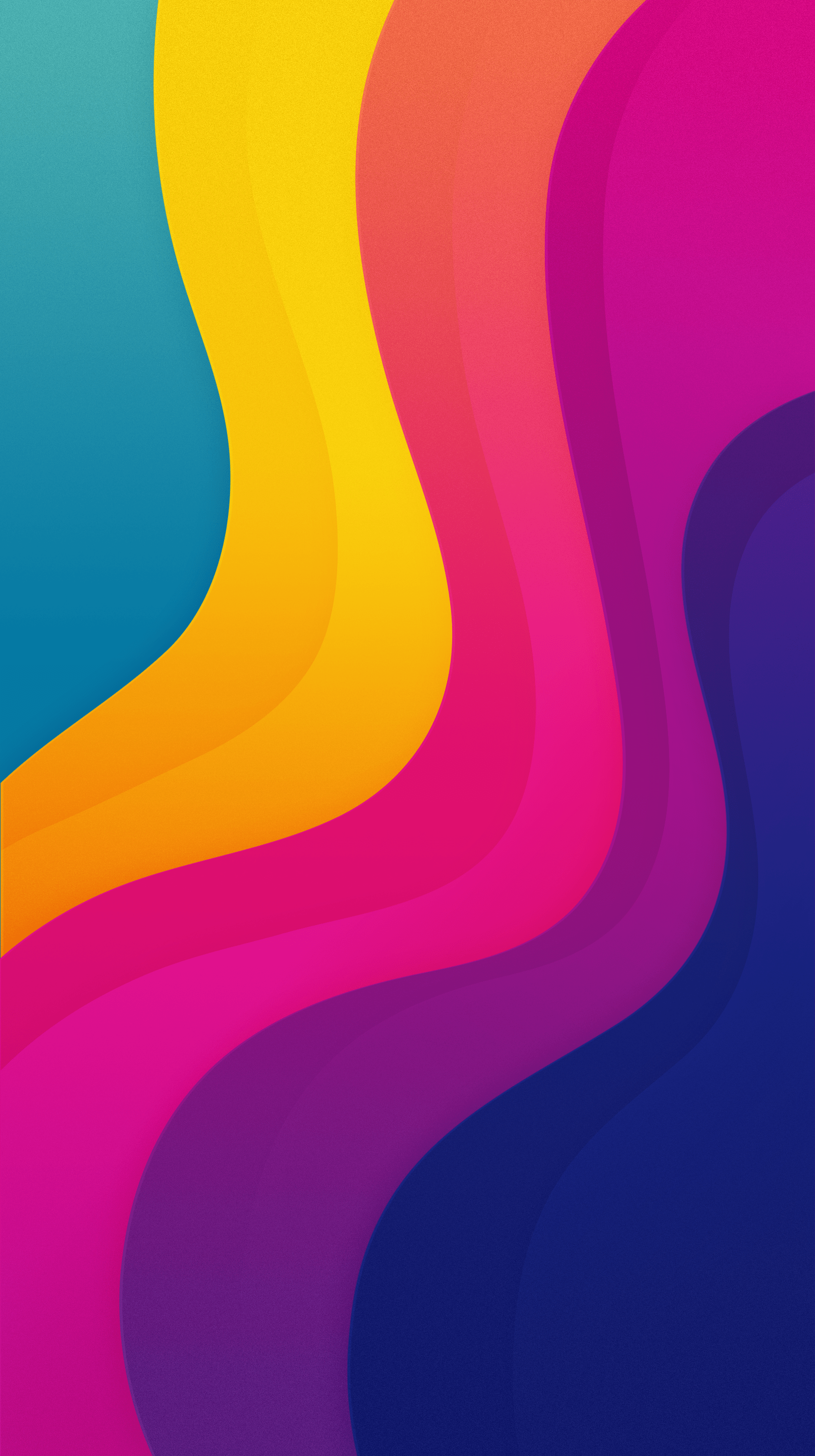 Rainbow Wave Wallpaper 1080p