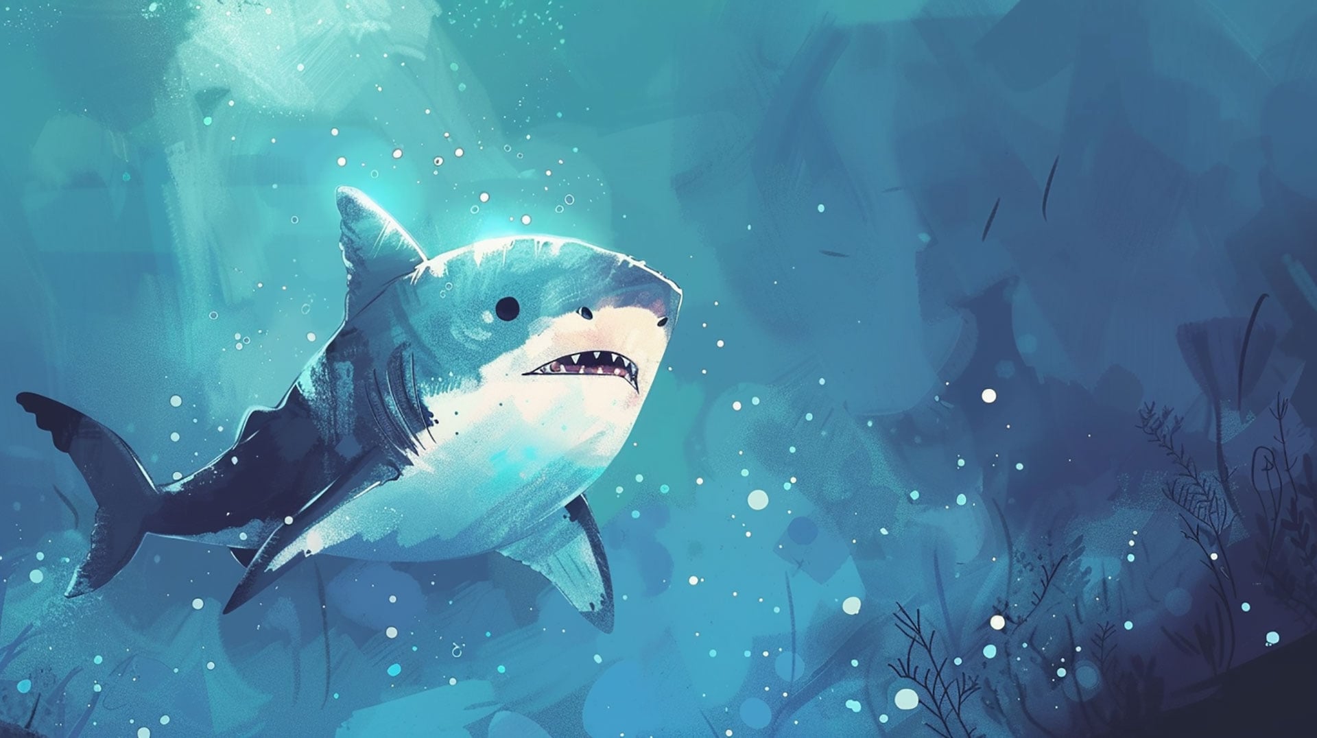 Chibi Shark Wallpapers - Wallpaper Cave