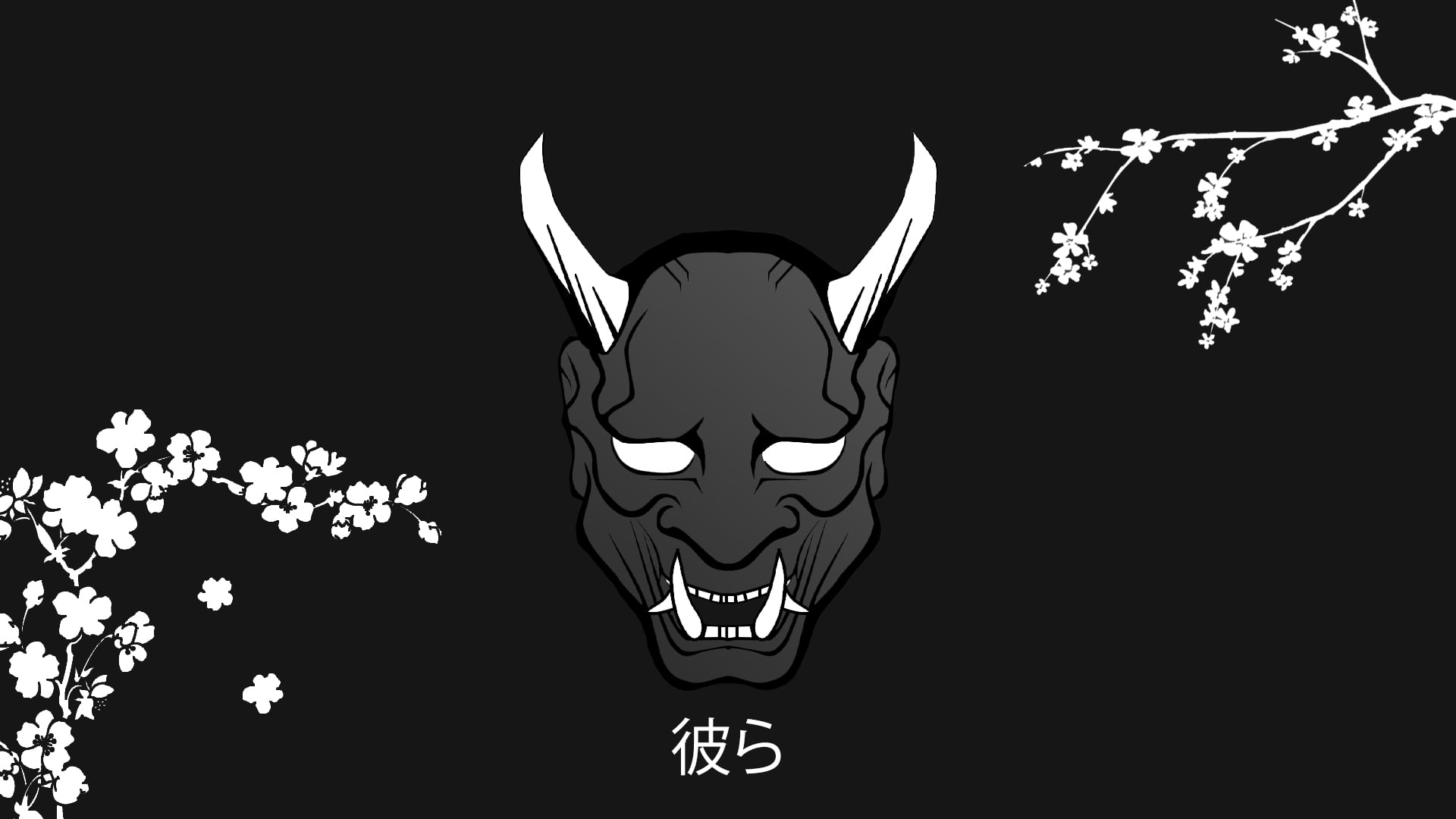 Black And White Oni Wallpapers - Wallpaper Cave