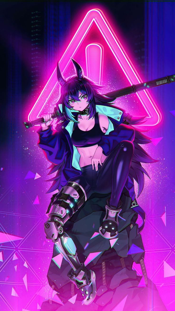 Cyber Anime Girl Wallpapers - Wallpaper Cave