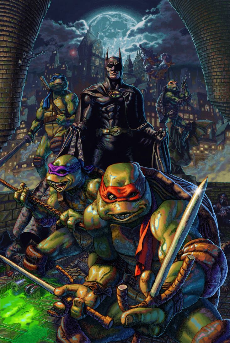 Batman Vs. Teenage Mutant Ninja Turtles Wallpapers - Wallpaper Cave