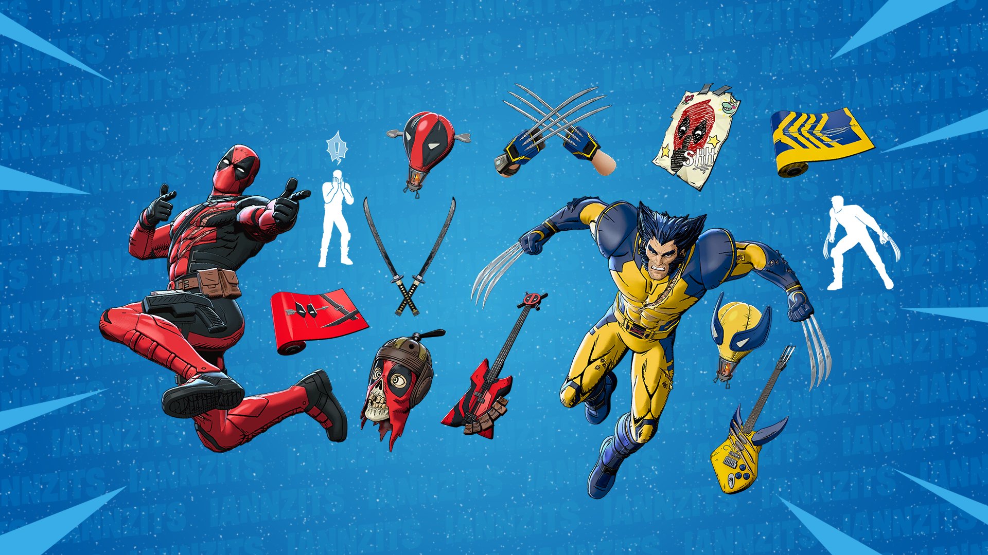 Deadpool (Pen & Ink) Fortnite Wallpapers - Wallpaper Cave