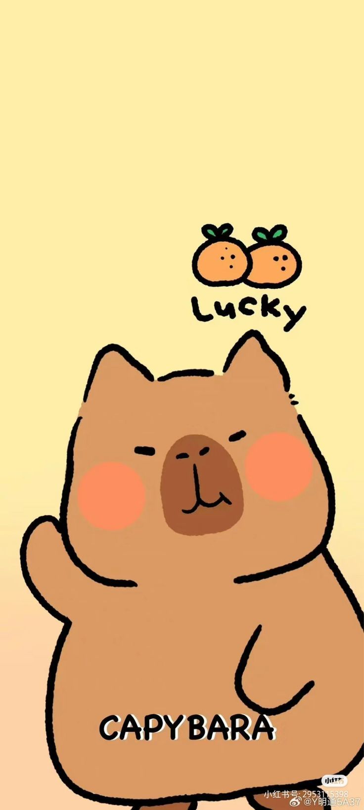 Capybara Cartoon Wallpapers - Wallpaper Cave