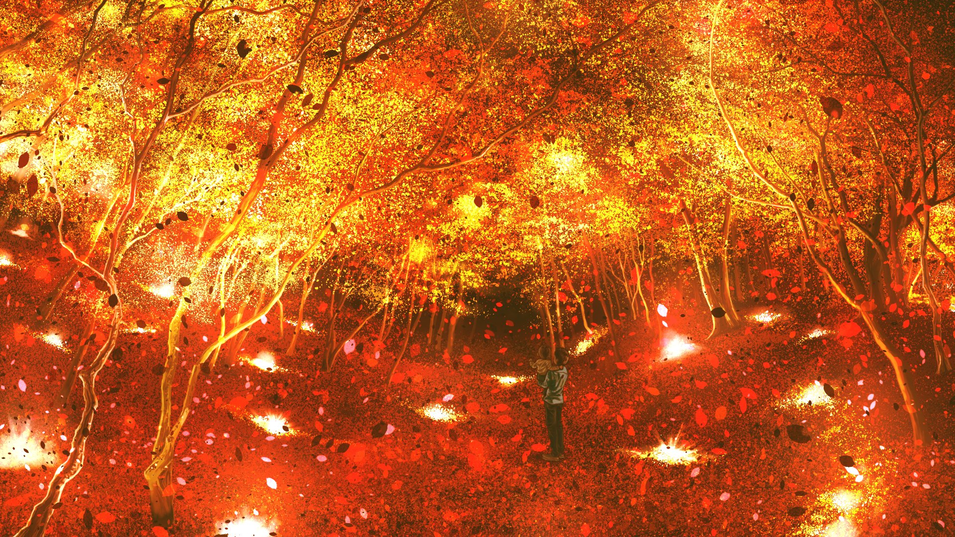 Anime Autumn Season Wallpapers - Wallpaper Cave