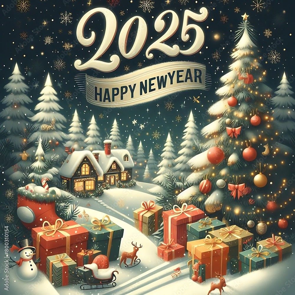 Merry Christmas & Happy New Year 2025 Wallpapers - Wallpaper Cave
