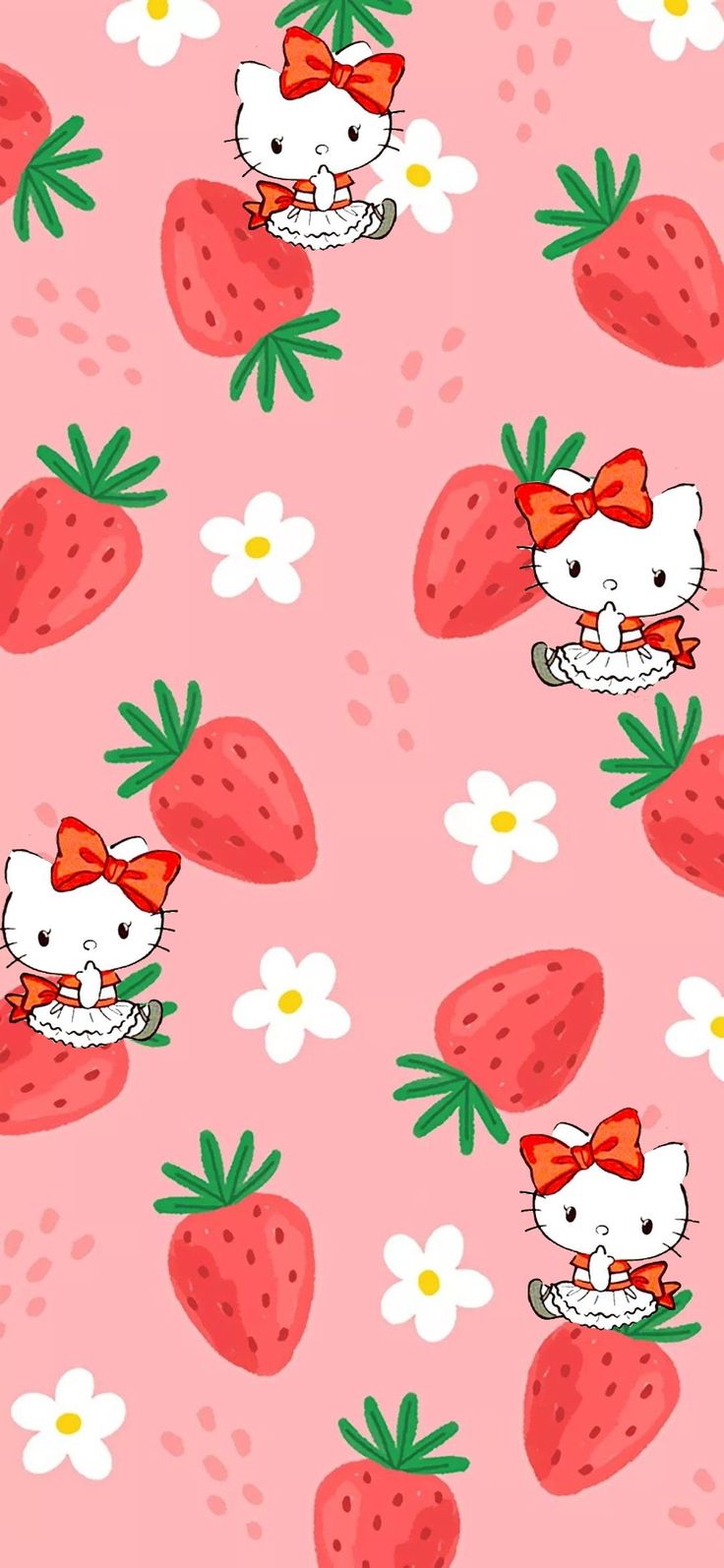 Hello Kitty Strawberry Wallpapers - Wallpaper Cave