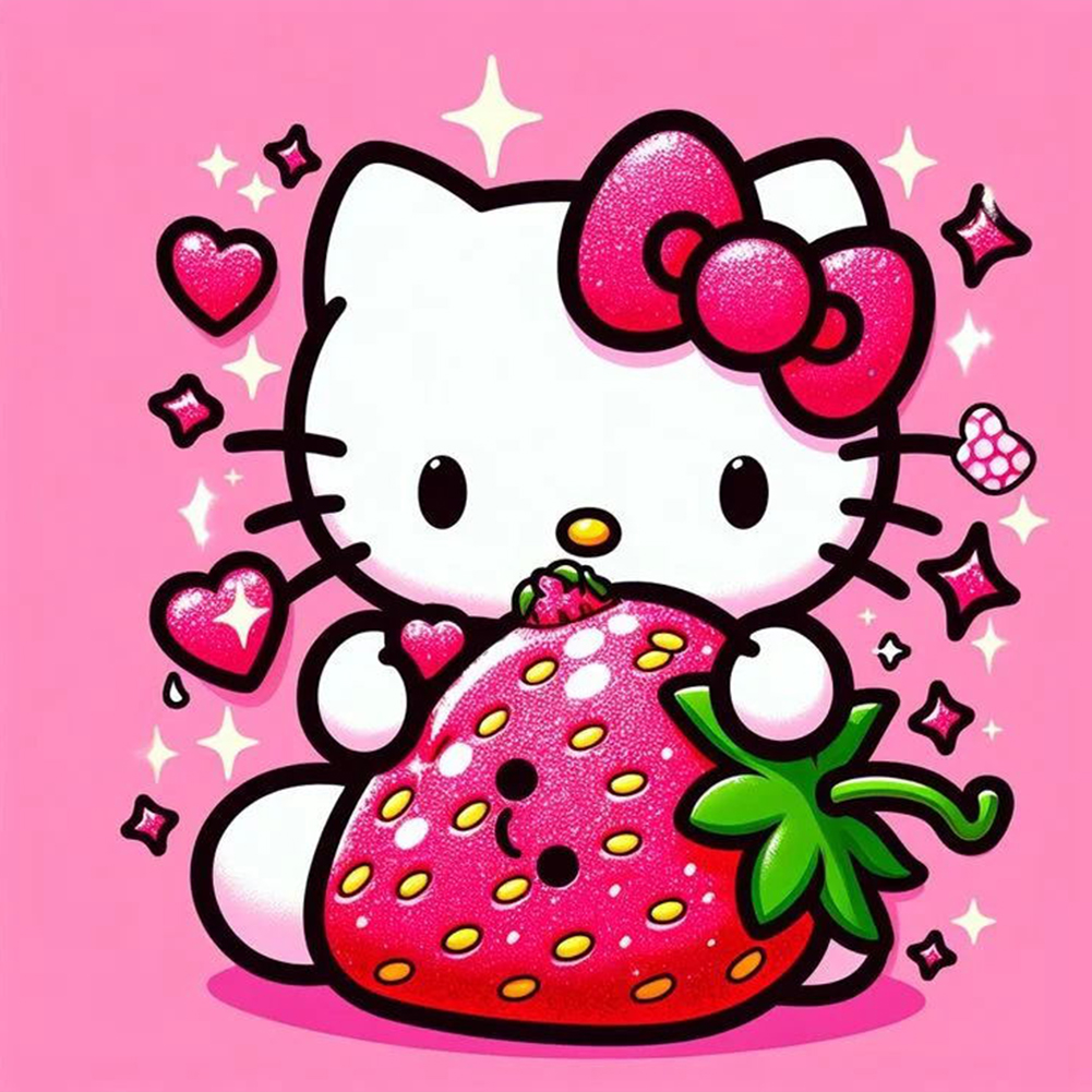 Hello Kitty Strawberry Wallpapers - Wallpaper Cave
