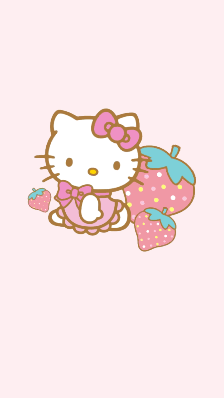 Hello Kitty Strawberry Wallpapers - Wallpaper Cave
