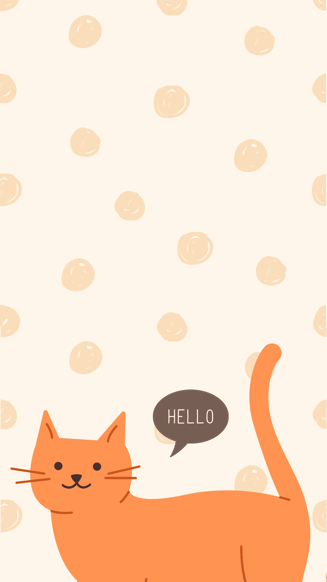 Orange Cat iPhone Wallpapers - Wallpaper Cave