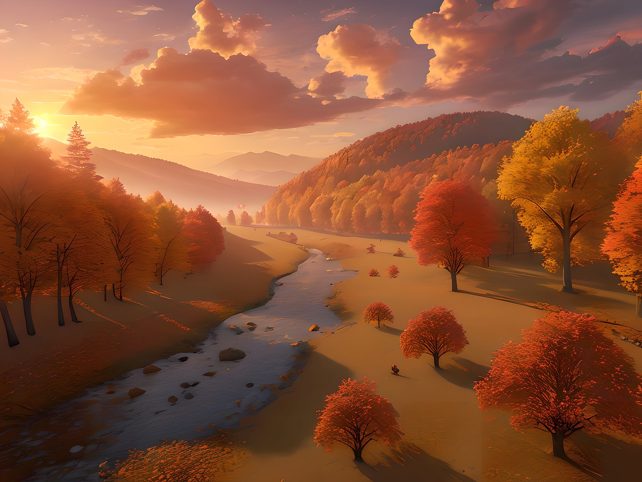 AI Generated Autumn Wallpapers - Wallpaper Cave