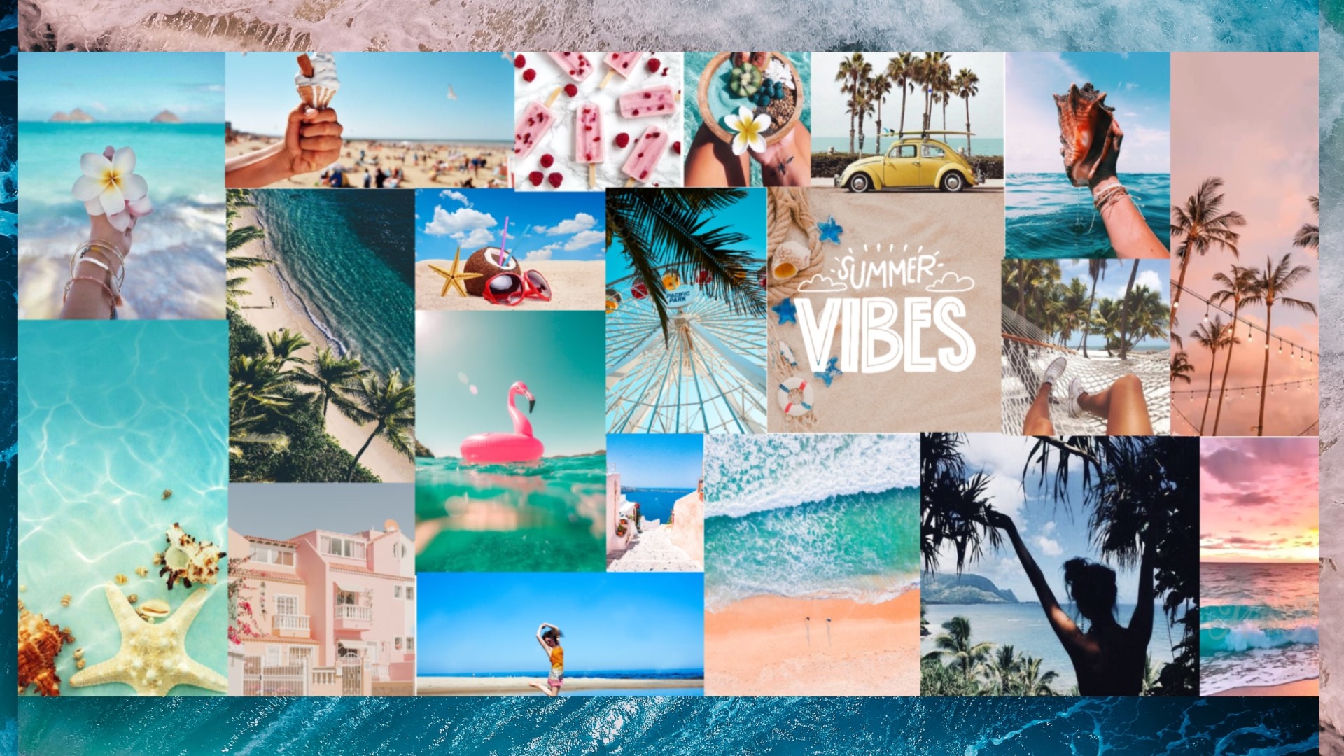 Summer Collage Wallpapers - Wallpaper Cave