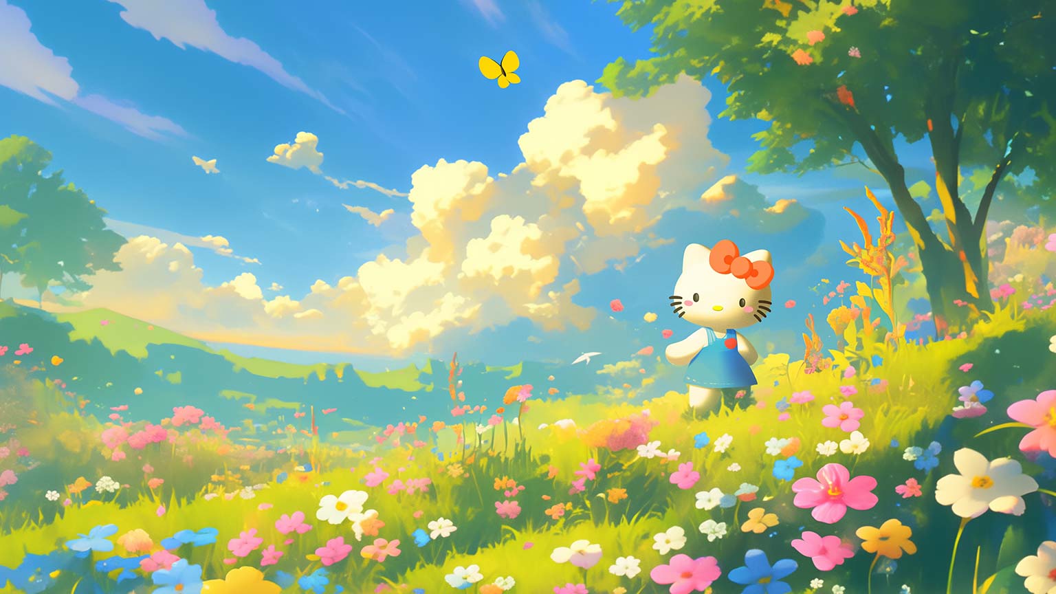 Hello Kitty Spring Vibes Wallpapers - Wallpaper Cave