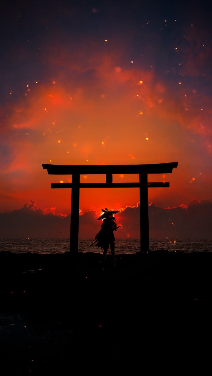 Samurai Sunset Wallpapers - Wallpaper Cave