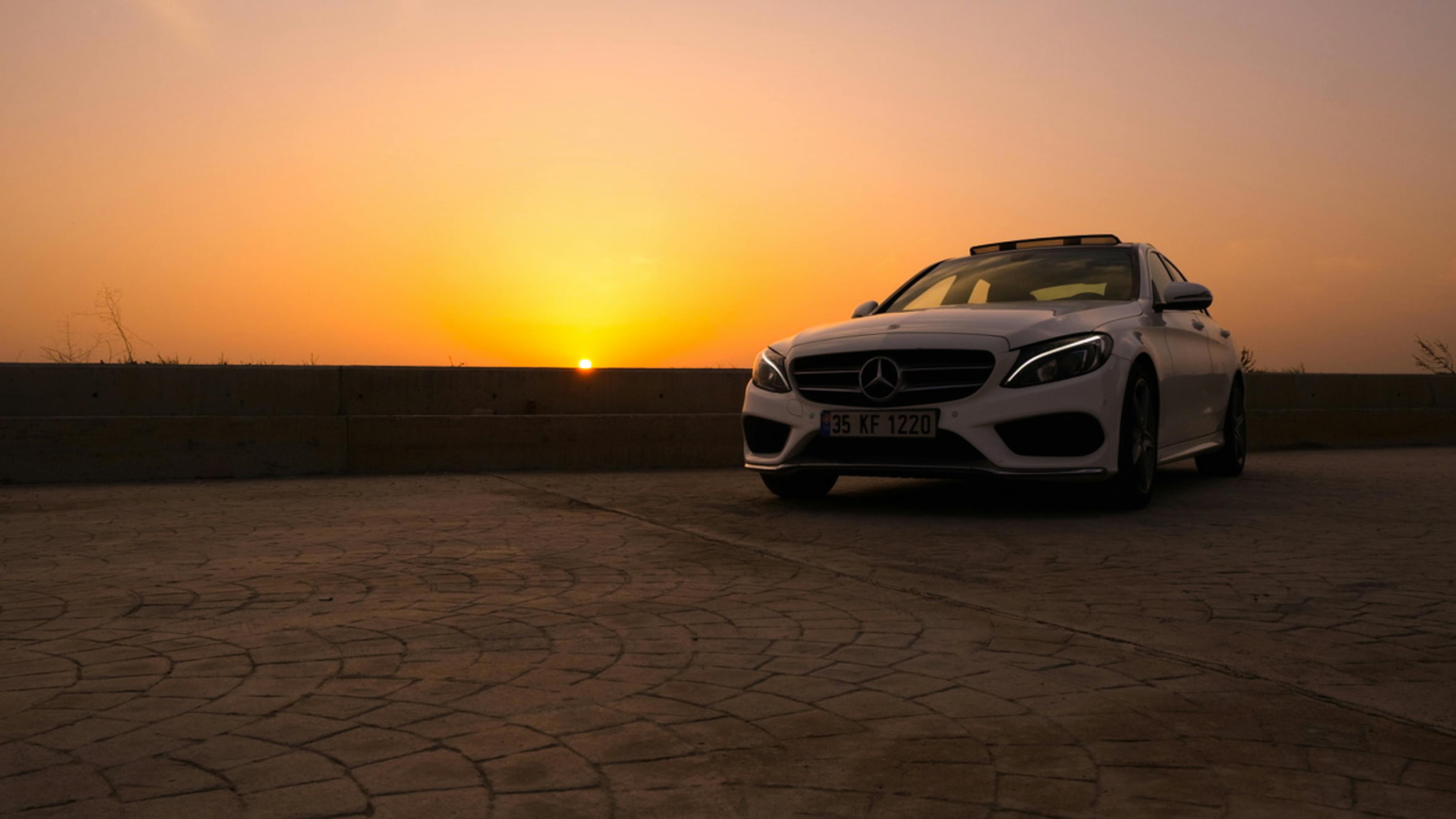 Mercedes At Sunset Wallpapers - Wallpaper Cave