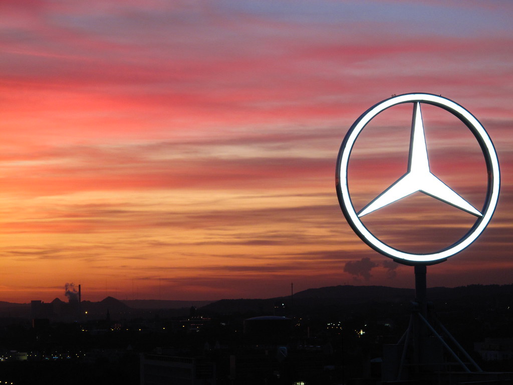 Mercedes At Sunset Wallpapers - Wallpaper Cave